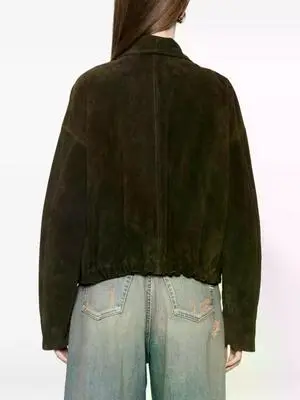 VICOLO Collared Pocket Jacket - Green