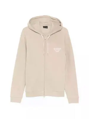 Emporio Armani Logo-embroidered Hoodie