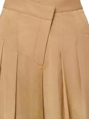 Veronica Beard Pleated Wide Leg Trousers