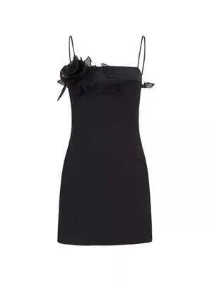 David Koma Lace Rose Mini Dress