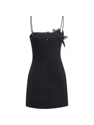 David Koma Lace Rose Mini Dress
