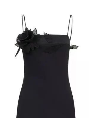 David Koma Lace Rose Mini Dress