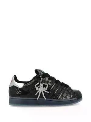 Adidas X Sp5der Superstar Embossed Sneakers - Black