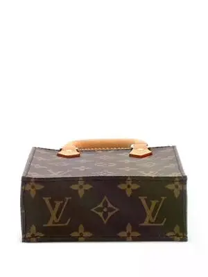 LOUIS VUITTON Petit Sac Plat Monogram Canvas - Brown