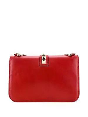 Valentino Garavani Glam Lock Leather Large Shoulder Bag