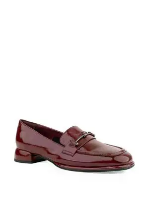 LINDA BAUMANN Metal-embellished Loafers - Red
