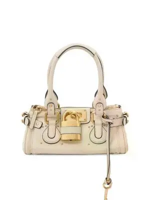 Chloé Paddington Padlock Tote - Neutrals