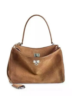 Balenciaga Small Rodeo Shoulder Bag Neutrals
