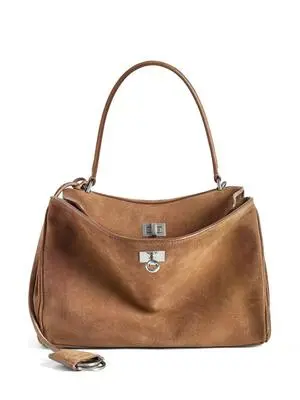 Balenciaga Small Rodeo Shoulder Bag Neutrals