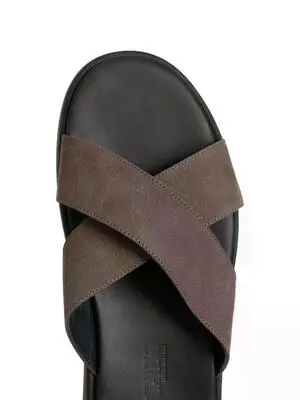DOUCAL'S Criss-cross Sandals - Brown