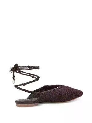 TWINSET Crochet Ballet Mules