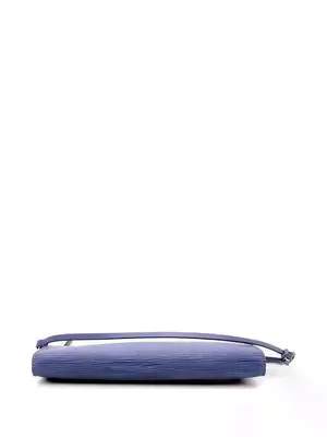 LOUIS VUITTON Pochette Accessoires Epi Leather Clutch Bag - Blue