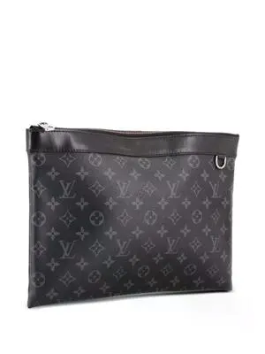 LOUIS VUITTON Discovery Pochette Monogram Eclipse Canvas Gm Pouch
