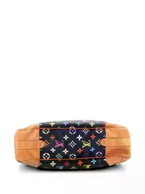 LOUIS VUITTON Greta Handbag Monogram Multicolor Hobo - Black
