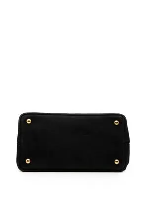 Prada 2000-2013 Canapa Logo Satchel - Black