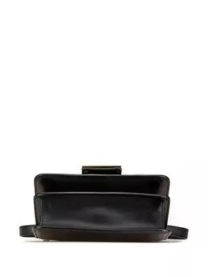 Fendi Leather Crystal Fab Crossbody Bag