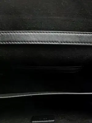 Fendi Leather Crystal Fab Crossbody Bag