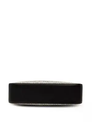 Burberry Tonal Check Canvas Shoulder Bag