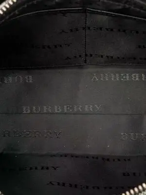Burberry Tonal Check Canvas Shoulder Bag