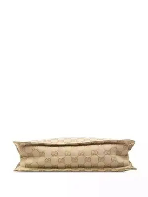 Gucci Gg Canvas Eclipse Crossbody Bag - Brown
