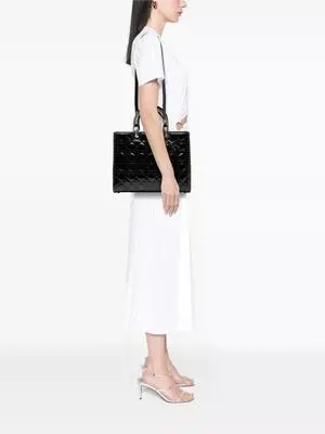 Dior 2009 Large Cannage Lady Satchel - Black