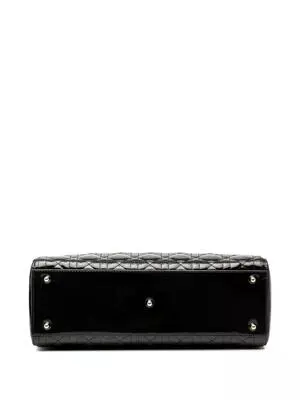 Dior 2009 Large Cannage Lady Satchel - Black