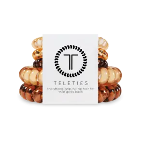 TELETIES Set Of Five Hair Ties - Anything But Basic