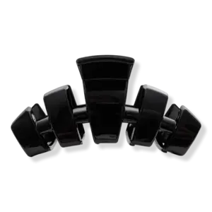 TELETIES Classic Medium Claw Hair Clip - Jet Black