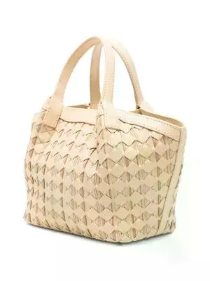 SERAPIAN Mini Secret Mosaico Ribbon Tote Bag