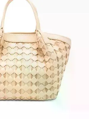 SERAPIAN Mini Secret Mosaico Ribbon Tote Bag