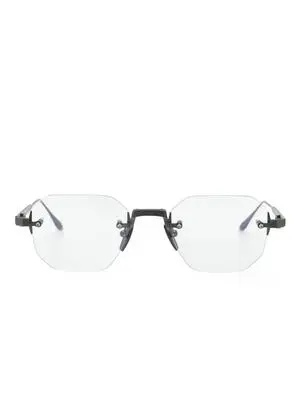 AKONI Juno-one Geometric-frame Glasses - Grey