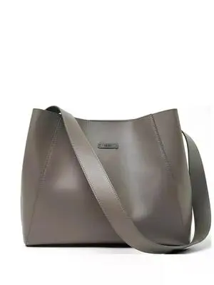 Peserico Leather Shoulder Bag With Logo
