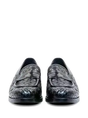 DUCANERO Woven Leather Loafers