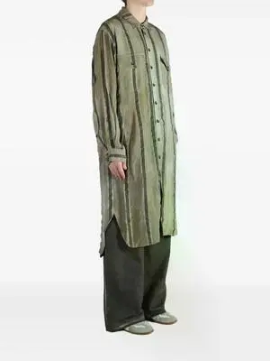 UMA WANG Trek Striped Shirt