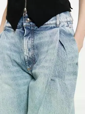 Sportmax Salbatro Pleated Denim Trousers