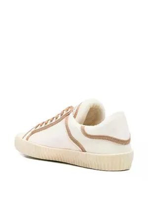 SPRINGA Wavy Olona Panelled Sneakers - Neutrals