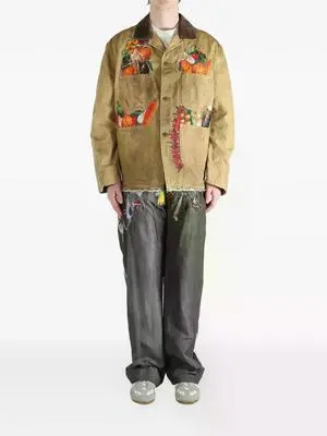 DOUBLET Vegetable-embroidered Jacket