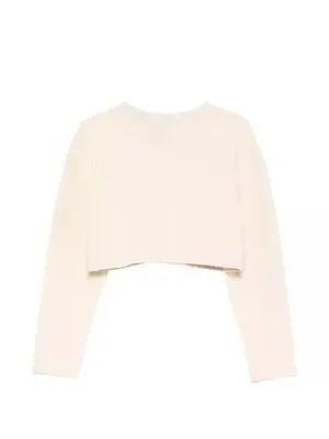 MERCI Anchor Print Cropped Sweatshirt