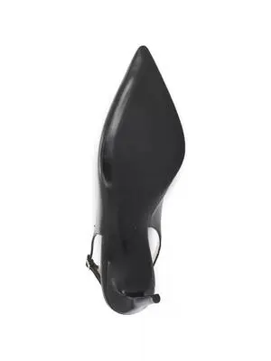 STUART WEITZMAN 75 Buckle Strap Pumps - Black