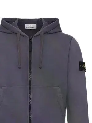 Stone Island Compass-badge Zip-up Hoodie