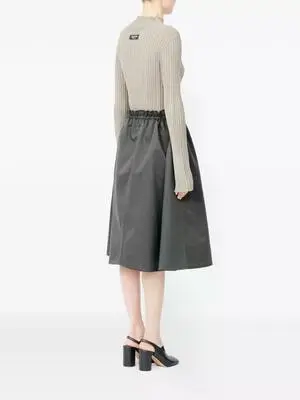 MAISON MARGIELA Ruffled Detail Midi Skirt