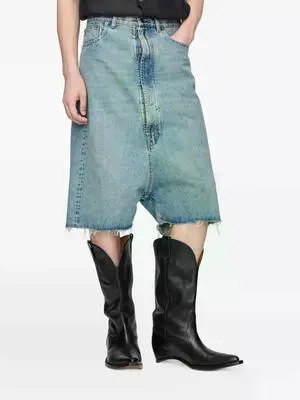 MAISON MARGIELA Dropped-rise Denim Shorts