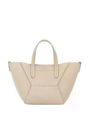 Brunello Cucinelli Leather Tote Bag - Neutrals