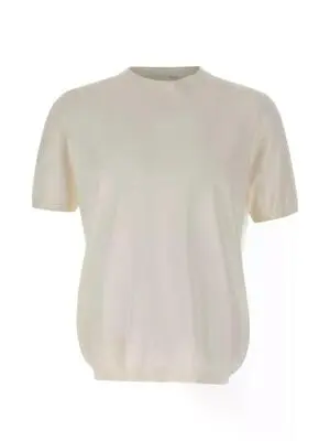 KANGRA Ribbed Short Sleeve Sweater