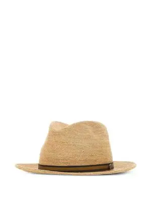 Borsalino Argentina Crocheted Straw Hat - Neutrals