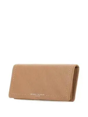GIANNI CHIARINI Grain Leather Wallet - Neutrals