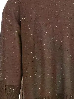 KANGRA Sequin-embellished Buttoned Cardigan