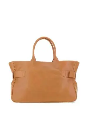 OSOI Leather Tote Bag With Buckle