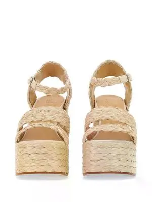 CastaÑer Fresa Woven Platform Sandals