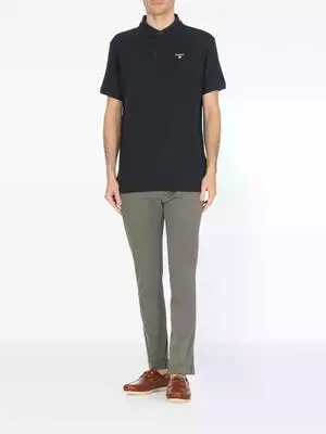 Barbour Embroidered-logo Polo Shirt - Blue